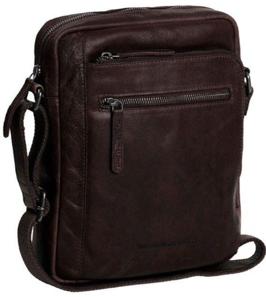 The Chesterfield Brand Dessau Medium Crossover Veske I Skinn Brun ...